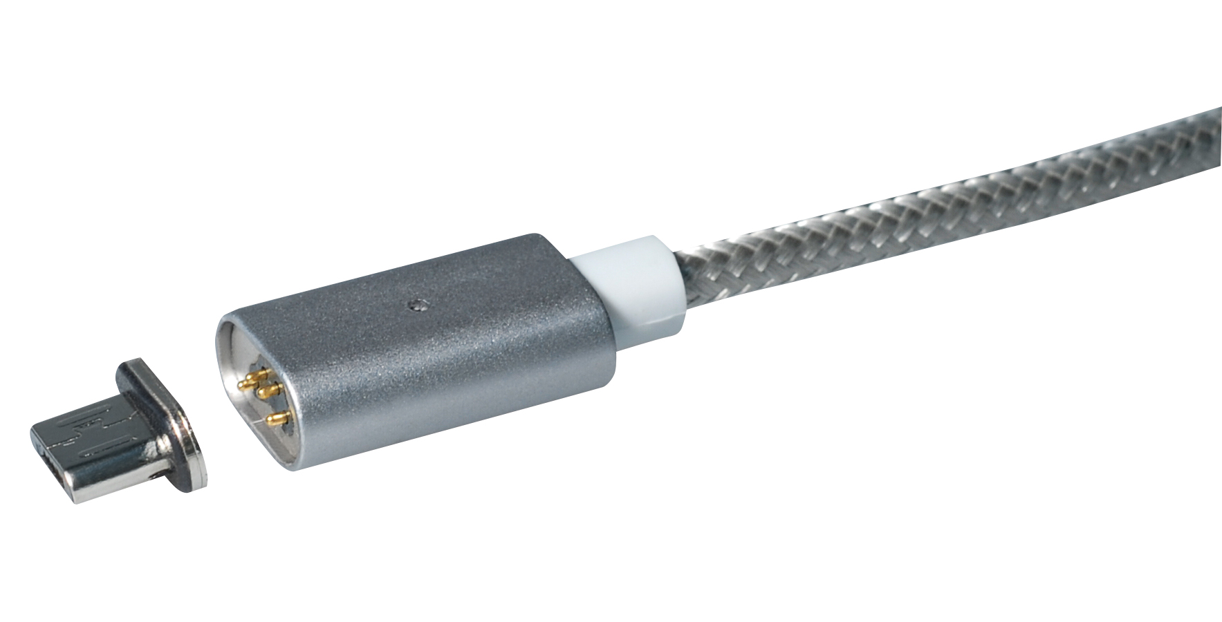 magnetisches Anschlusskabel - USB Typ A Stecker auf Micro-USB B Stecker ...